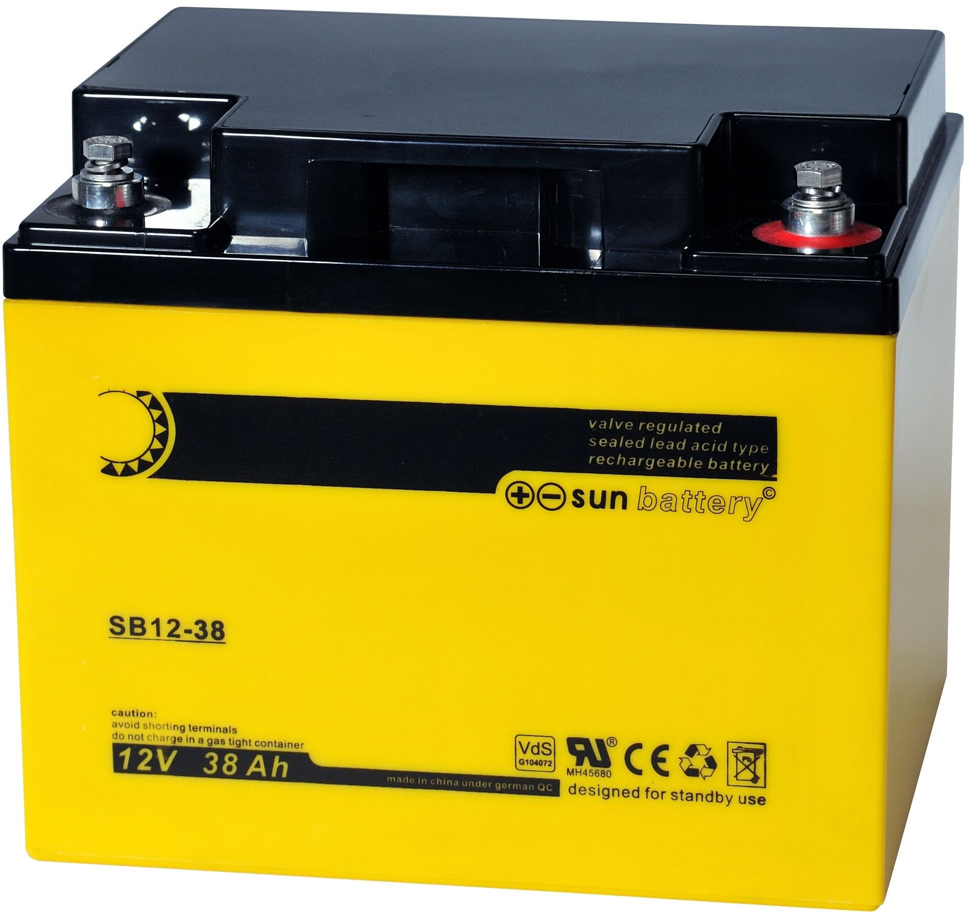 SB12-38 (12V / 40.0Ah) - SUN BATTERY