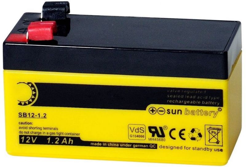 SB12-1.2 (12V / 1.2Ah) - SUN BATTERY