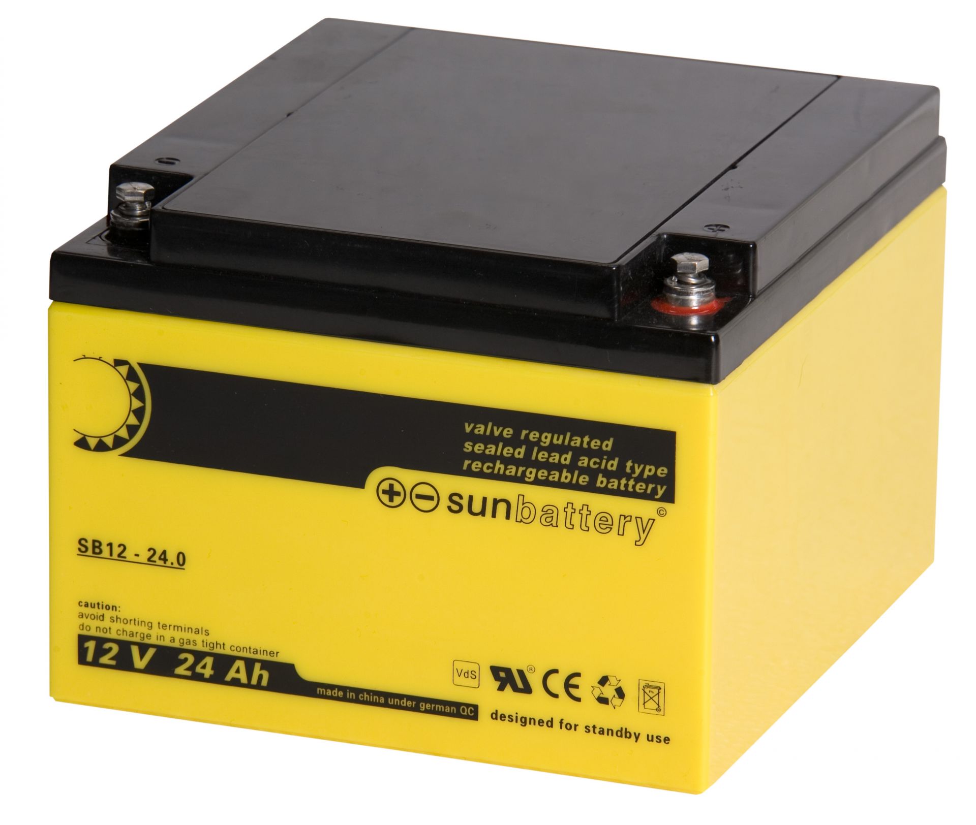 SB12-24 (12V / 26.0Ah) - SUN BATTERY